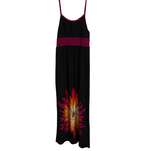 Delusional | Dresses | Giant Flower Pop Art Maxi Dress Braided Straps ...